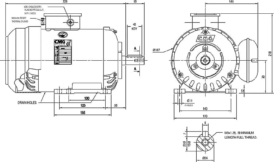 E097 - CWT24220 Electric Motor | t4i.co.nz