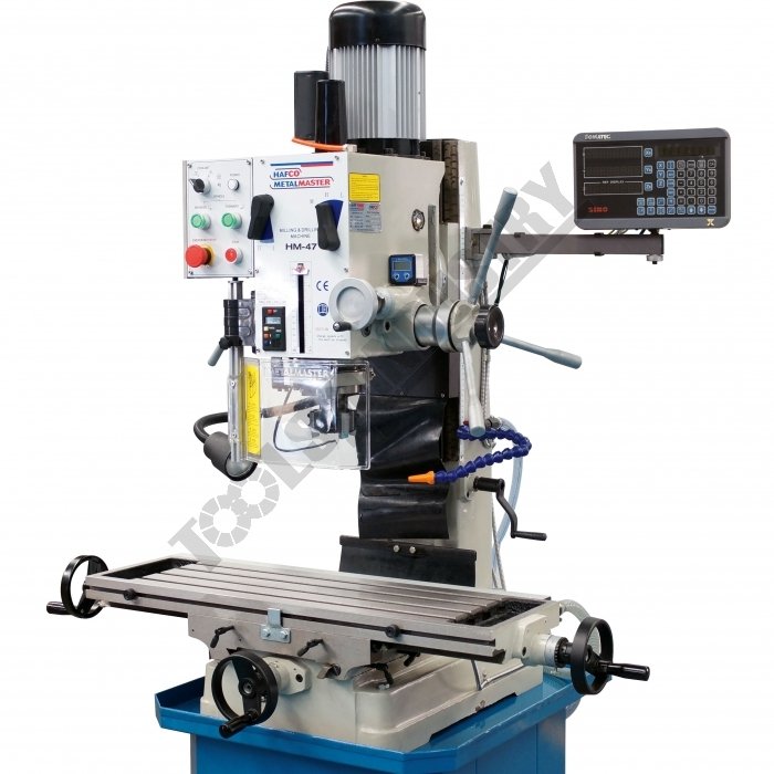 M125D - HM-47 Mill Drill - Geared & Tilting Head with Digital Readout ...